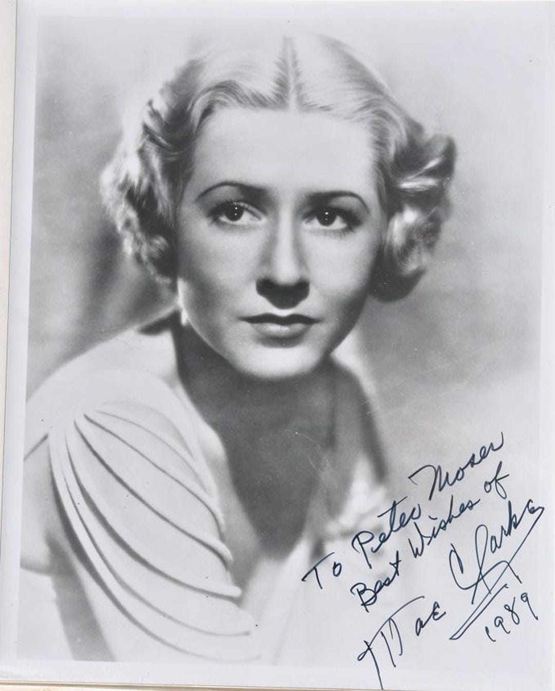 MAE CLARKE Signed Photo - Frankenstein, Singin' in the Rain, Watermelon ...