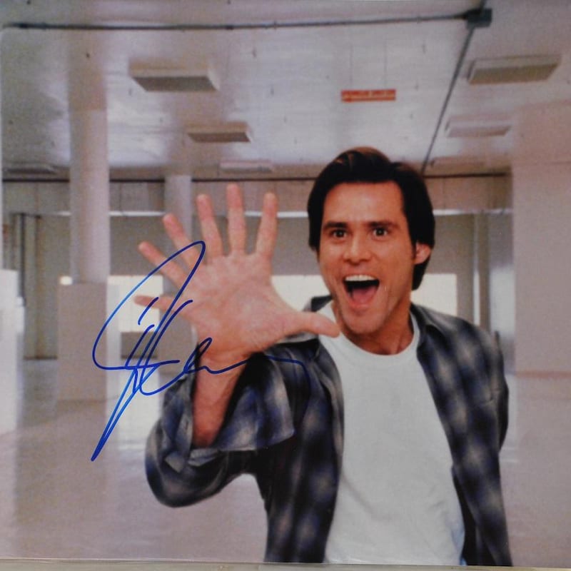 Jim Carrey Signed Autograph - Etsy