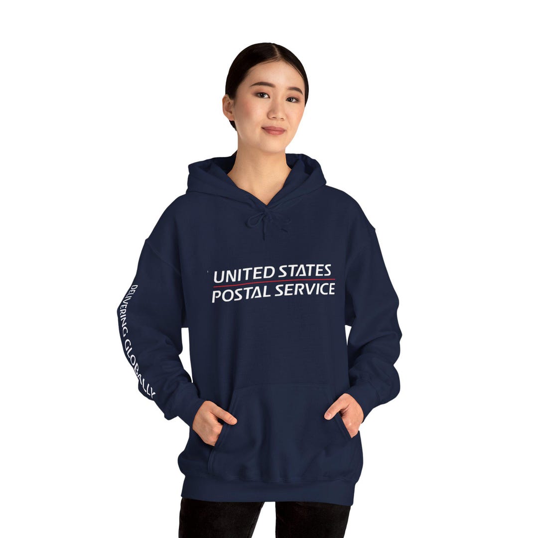 USPS Delivering Globally Hoodie - Etsy