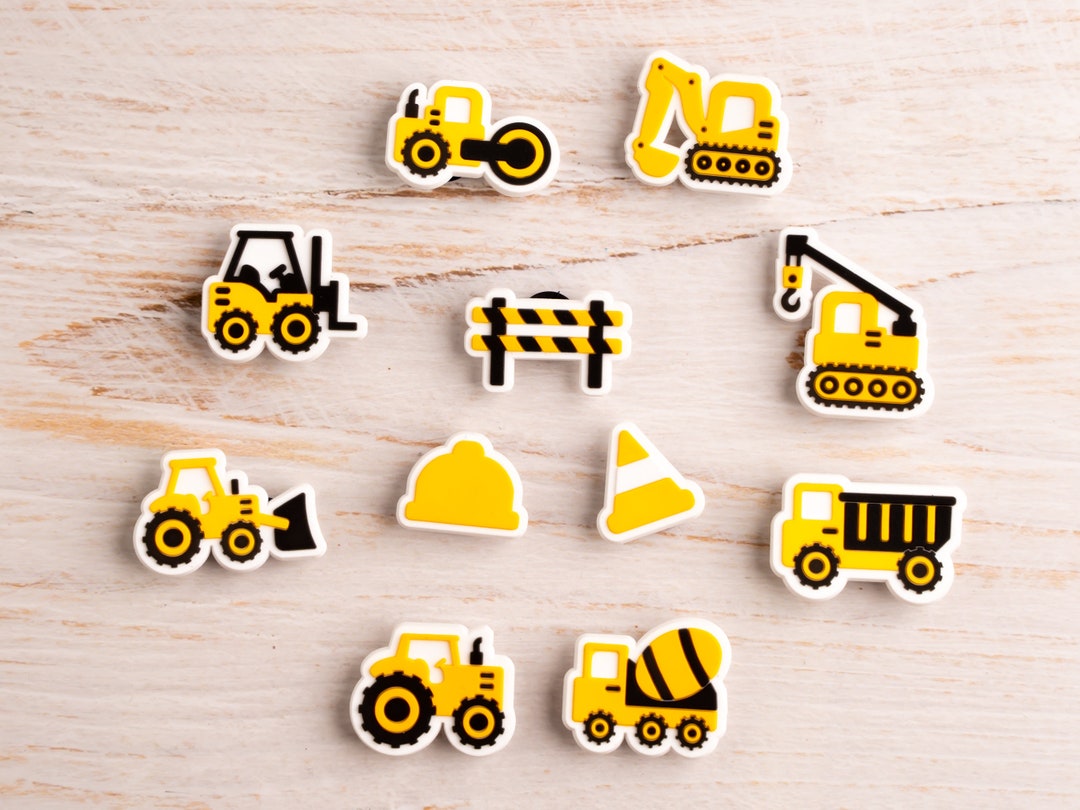 Truck Shoe Charms Tractor Construction Shoes Charm Excavator ...