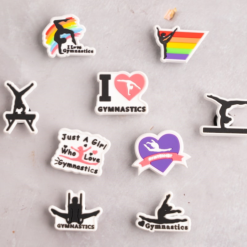 Croc Gymnastics Shoe Charm - Etsy