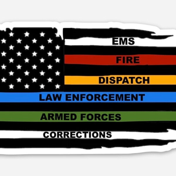 First Responder Flag - Etsy