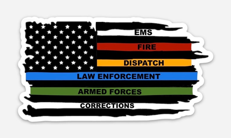 First Responder Flag - Etsy