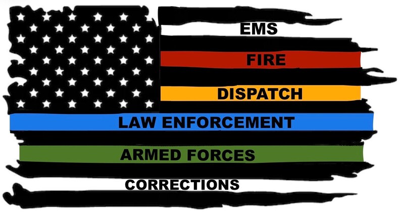 First Responder Flag - Etsy