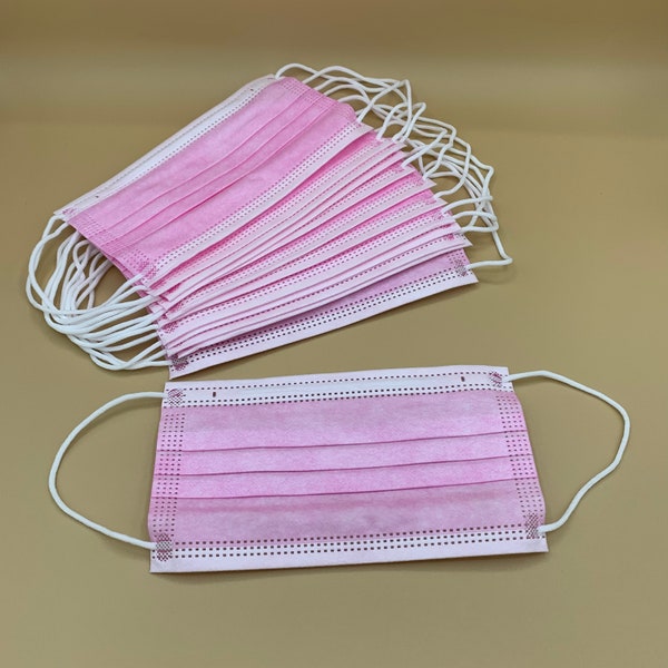 Pink Face Mask - Etsy