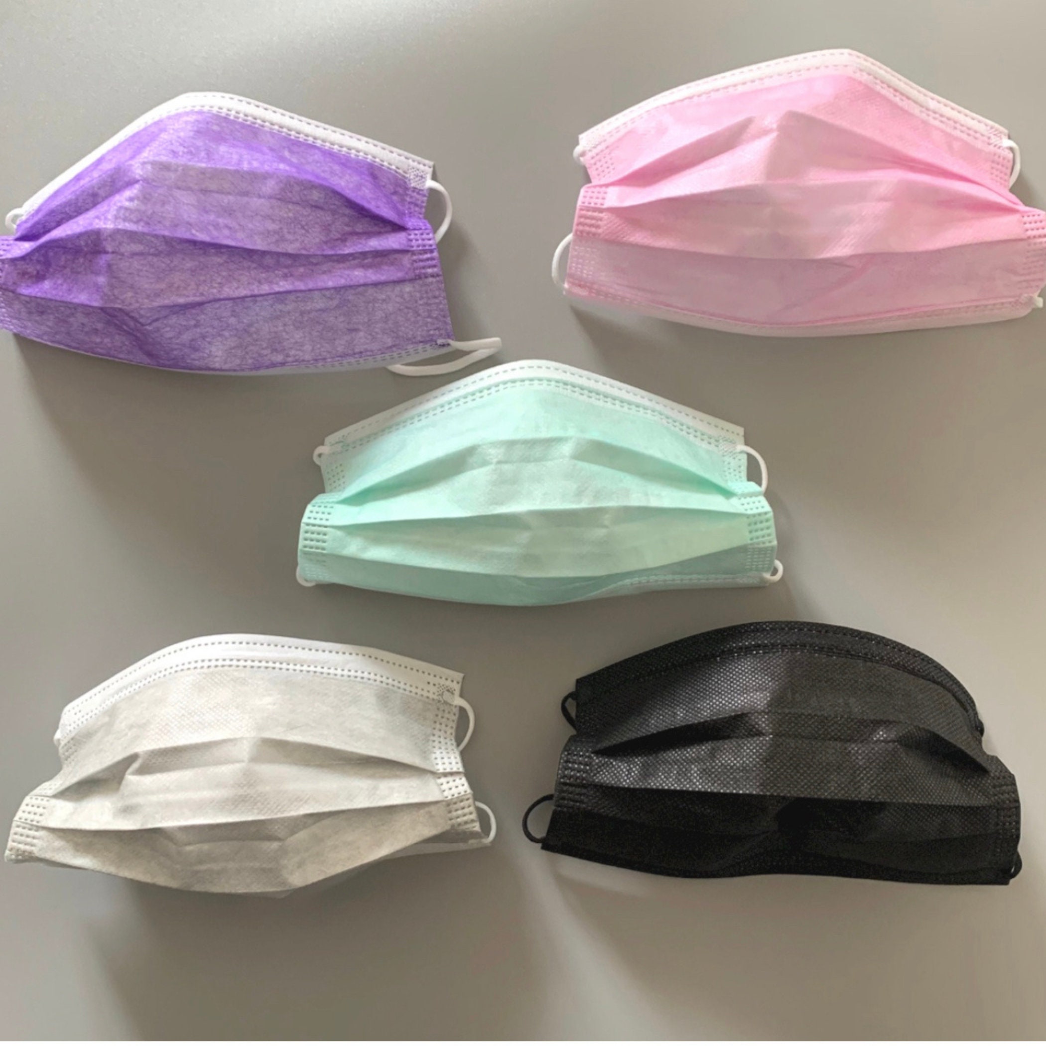 Colorful Kids Face Mask 50 Pcs Disposable Face Mask Children - Etsy