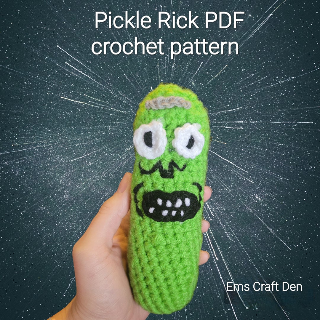 Pickle Rick Crochet Pattern PDF - Etsy