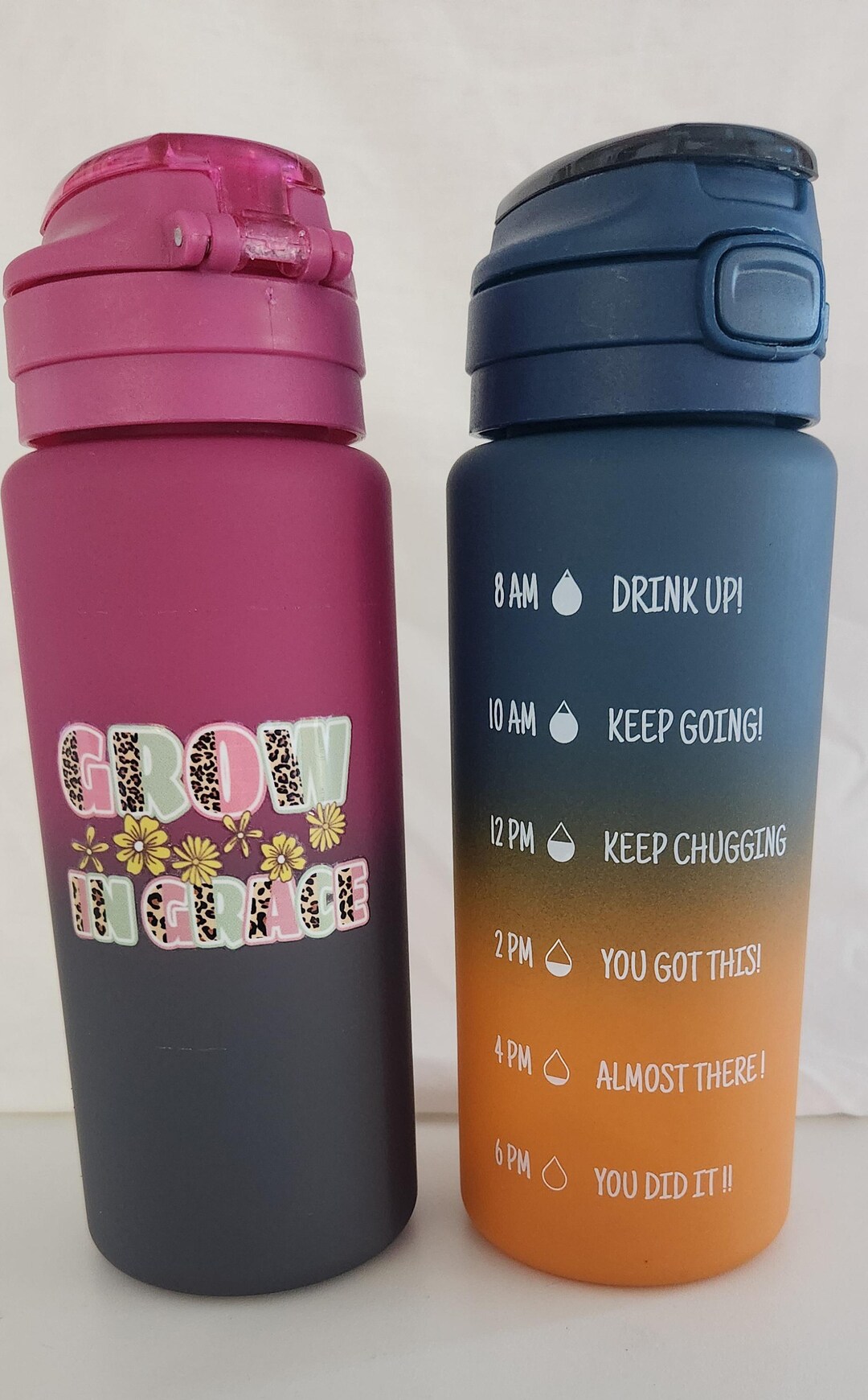 Motivational Water Bottle With Water Tracking. - Etsy