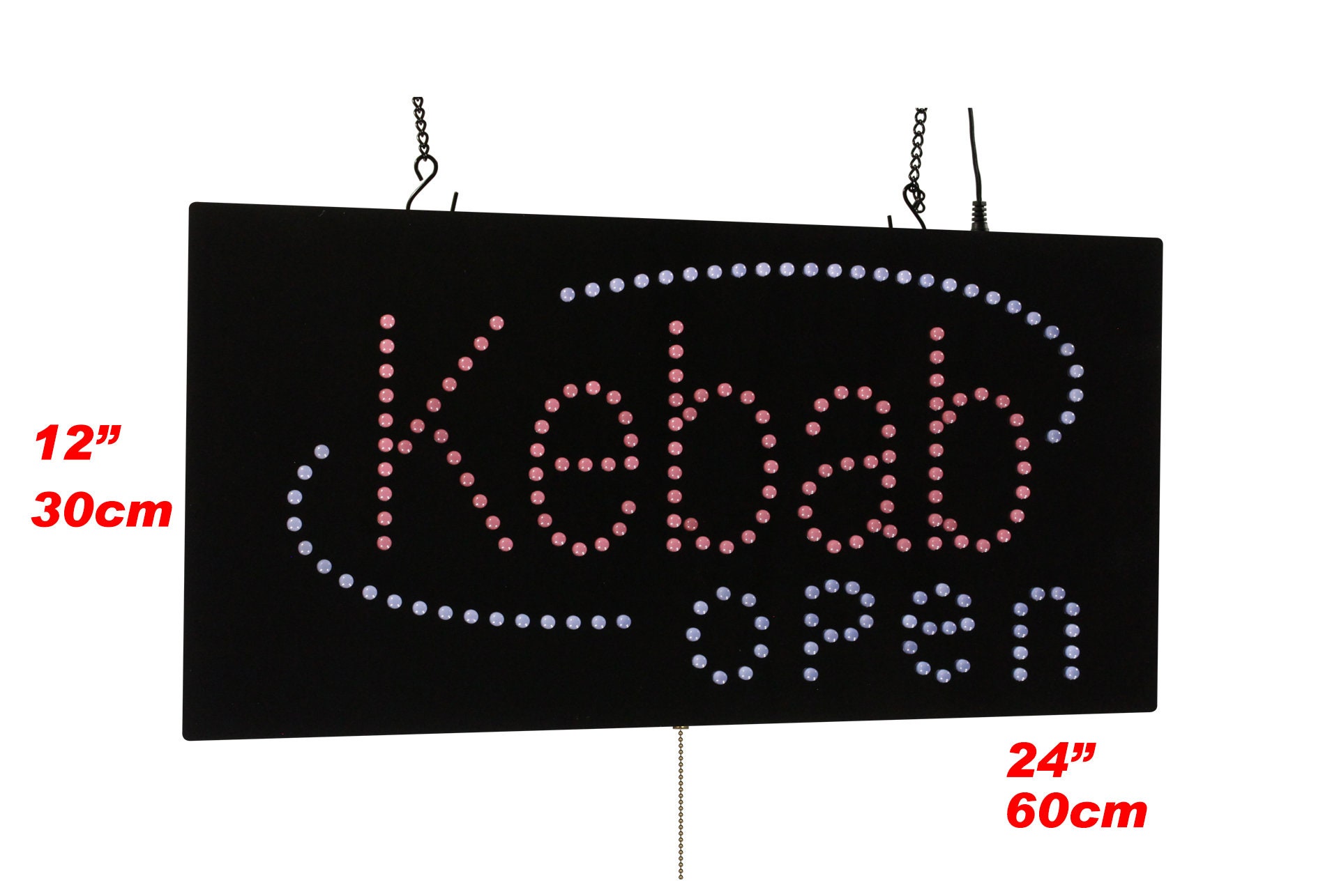 Kebab Open Sign, TOPKING, Signage, LED, Neon, Open, Store, Window, Shop ...