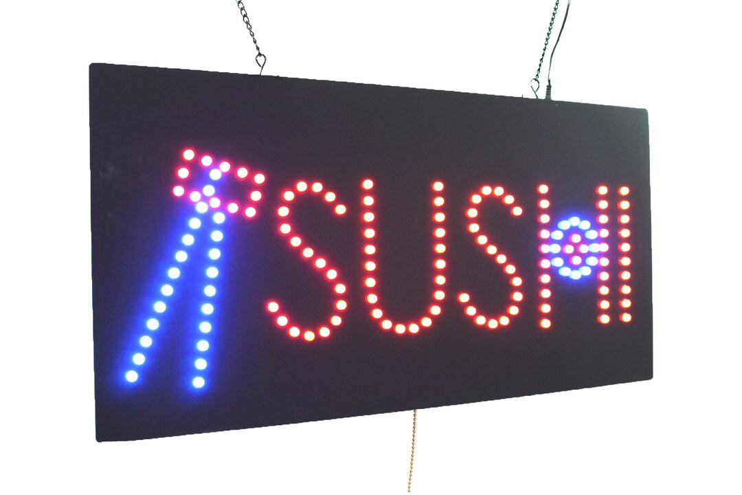 Sushi Sign ,LED, Neon, Store, Window, Display, Signage - Etsy
