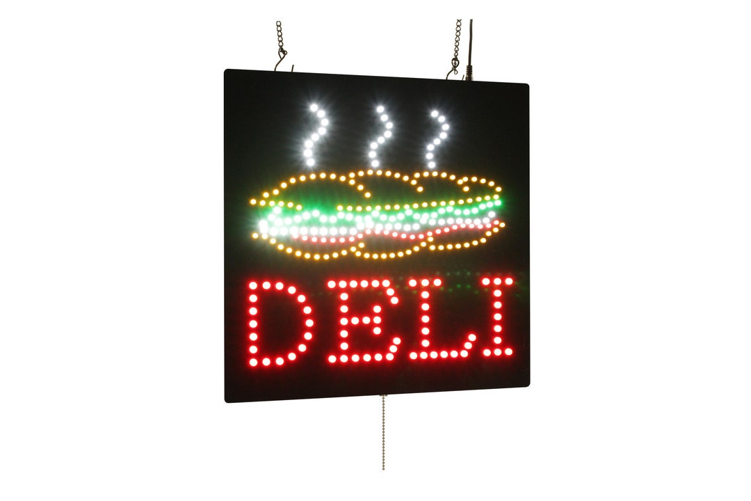 Deli Sign, TOPKING, Signage, LED, Neon, Open, Store, Window, Shop ...