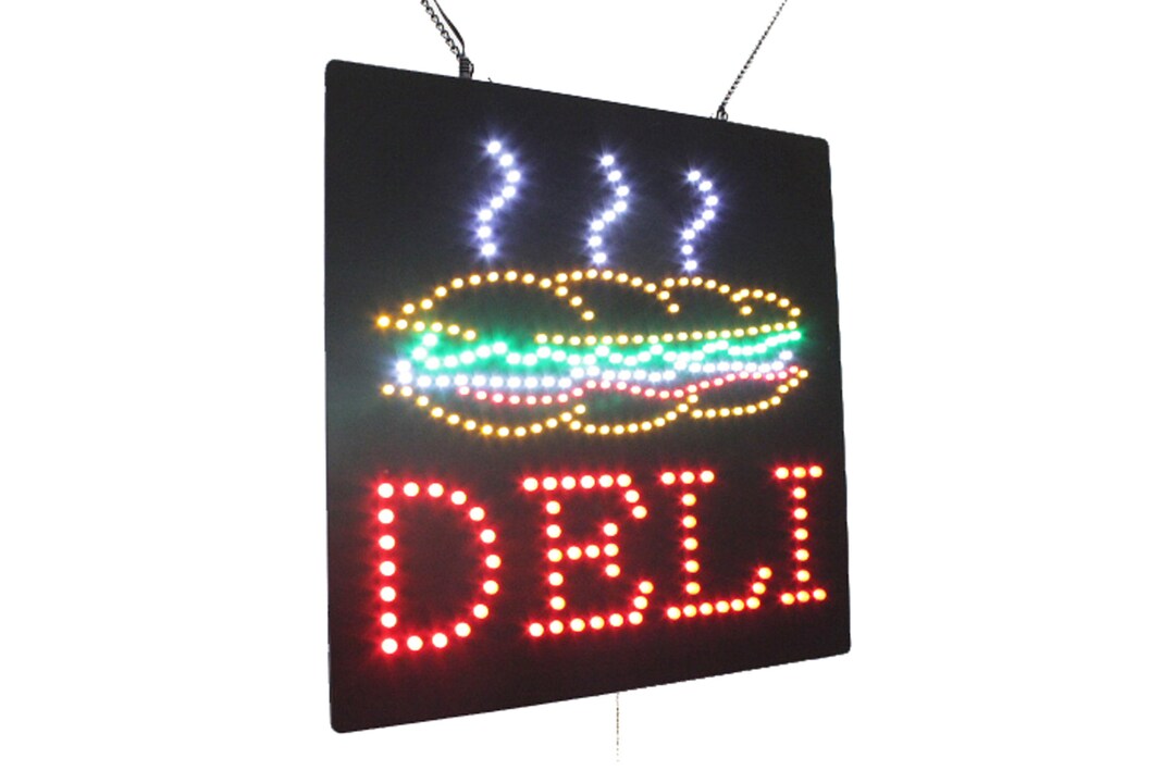Deli Sign LED Neon Store Window Display Signage - Etsy