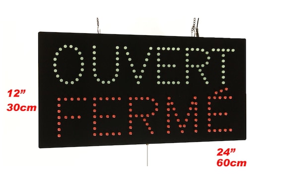 Panneau Ouvert à Led