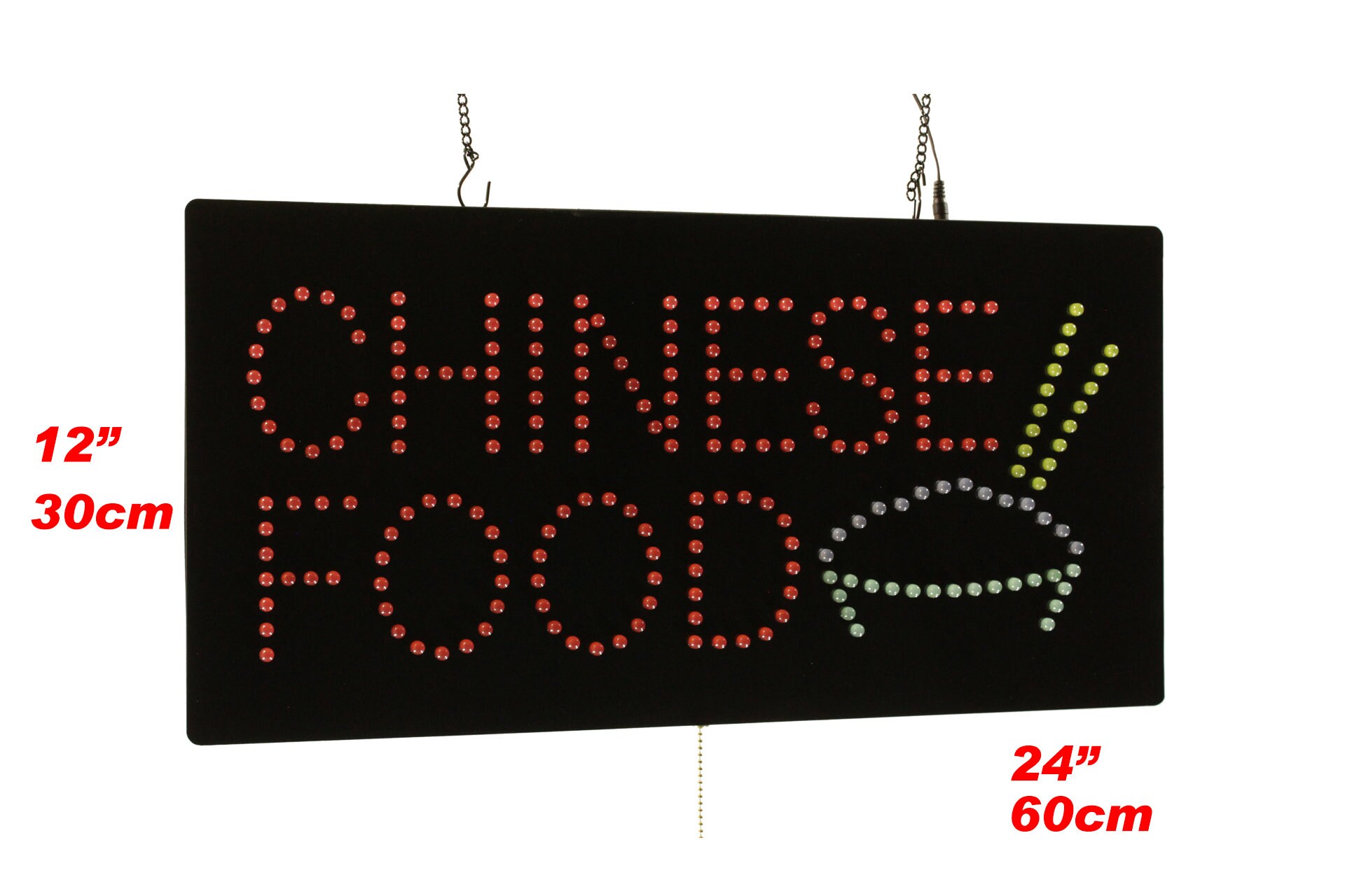 Chinese Food Sign, TOPKING, Signage, LED, Neon, Open, Store, Window ...