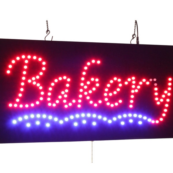 Neon Bakery Open Sign - Etsy