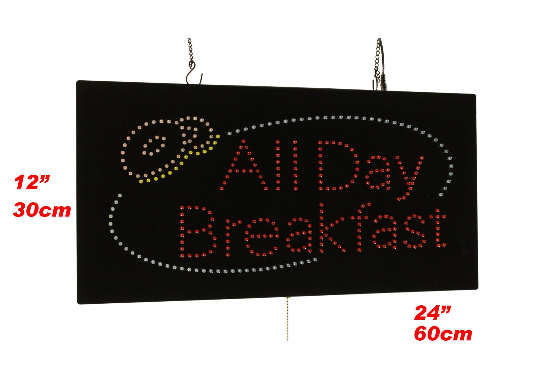 All Day Breakfast Sign, TOPKING, Signage, LED, Neon, Open, Store ...
