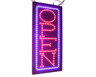 Led Open Sign Vertical - Etsy