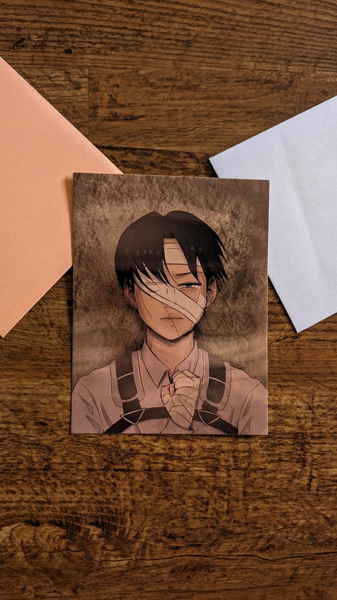Attack on Titan Levi Post-rumbling Print - Etsy