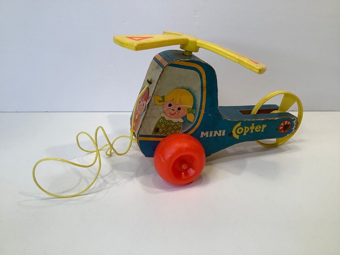 Vintage Fisher Price Mini Copter 1970 - Etsy