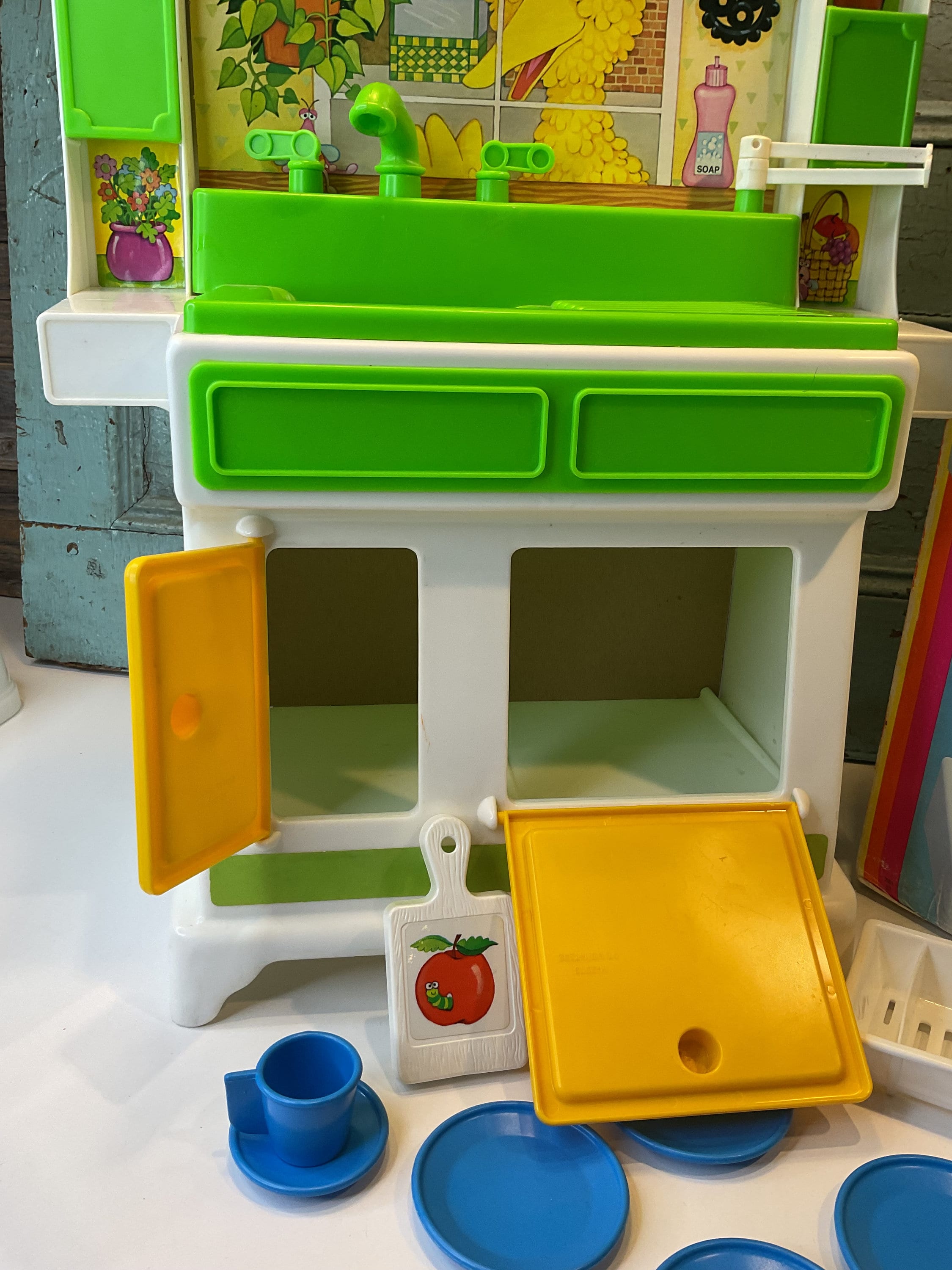 Vintage Hasbro Preschool Sesame Street Sink 1982 - Etsy