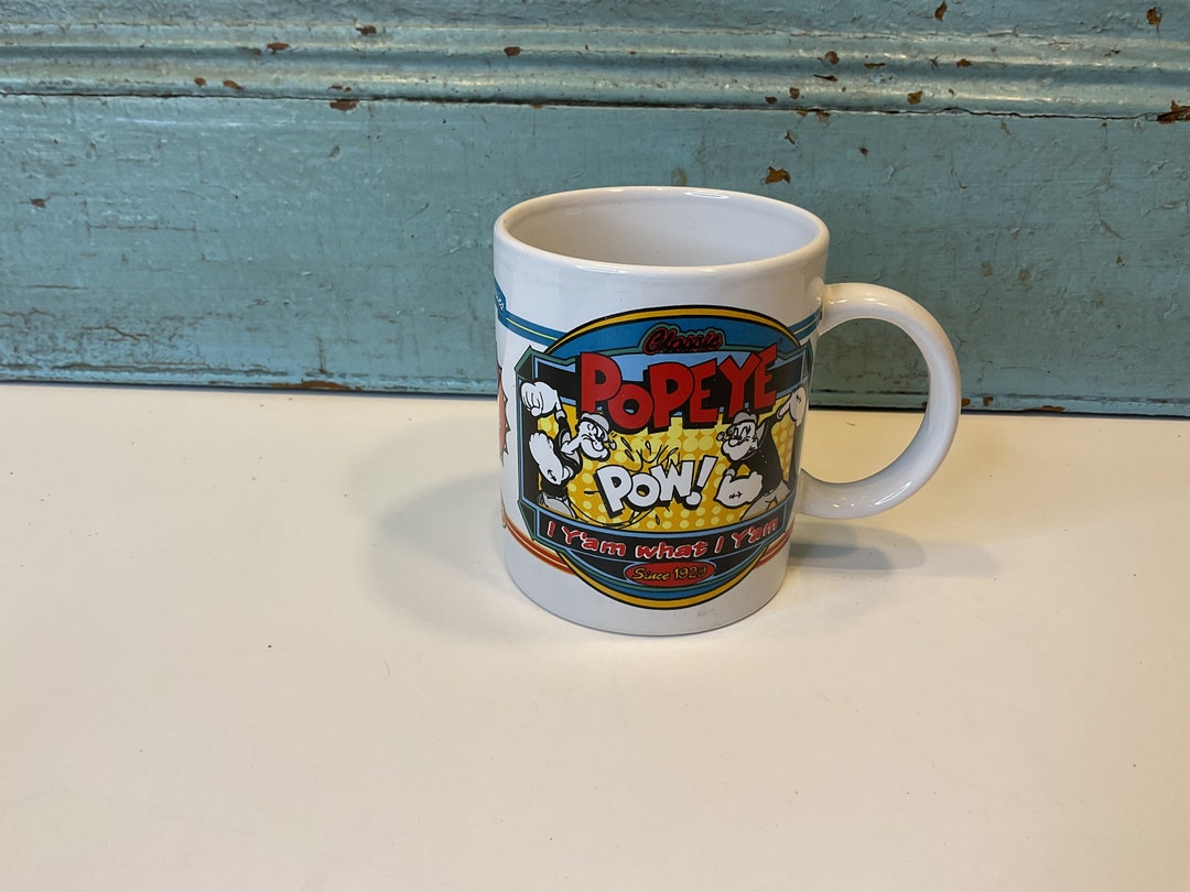 Vintage Popeye Mug 1980 - Etsy