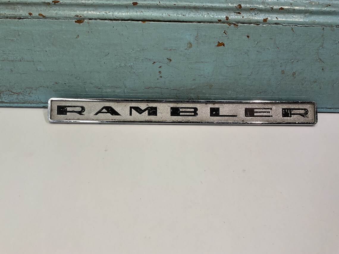 Vintage American Motor Embleme Rambler 60 - Etsy