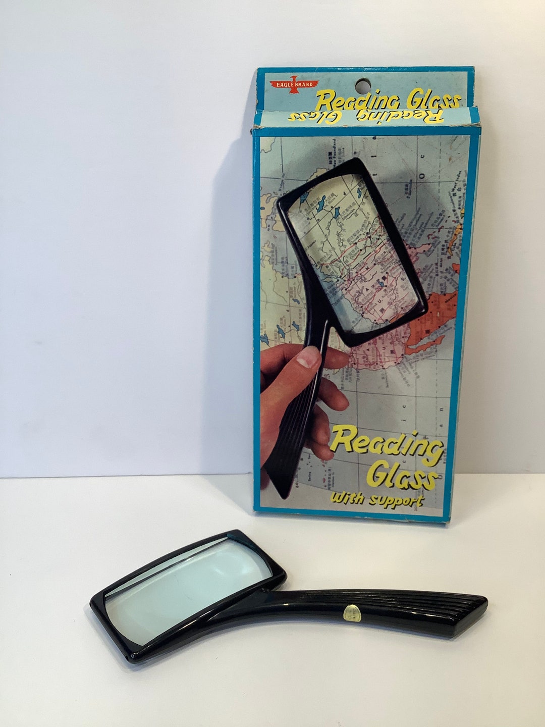 Vintage Eagle Brand Magnifying Glass 70’ - Etsy