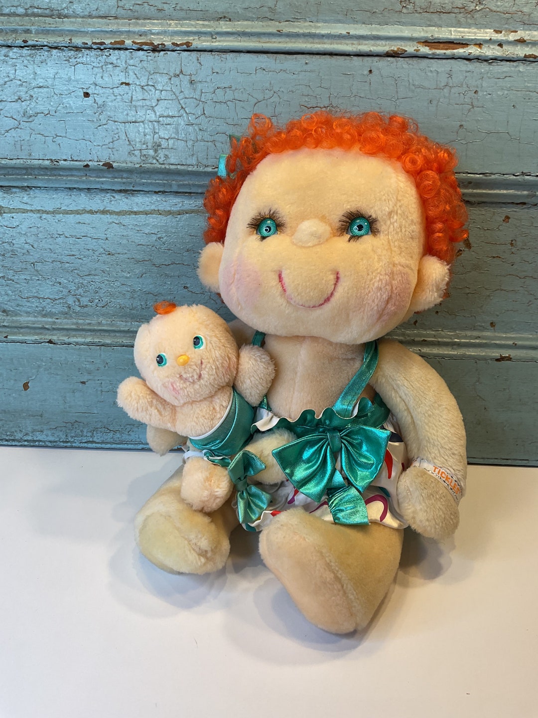 Vintage Kenner Hugga Bunch Plush Doll Tickles and Gigglet 1985 - Etsy