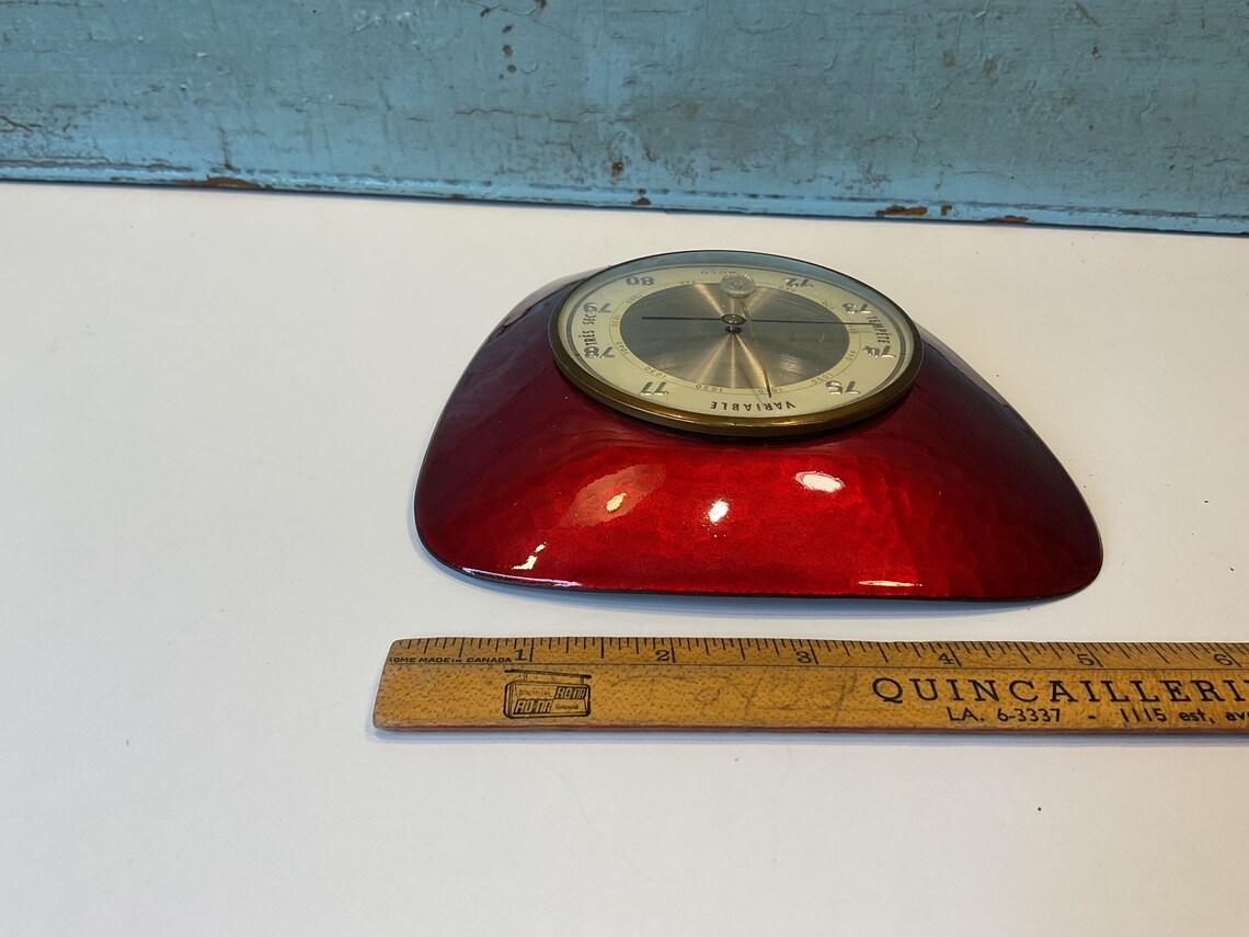 Vintage Moco West Germany Barometer Enamal 60 - Etsy