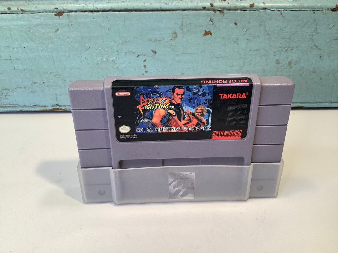 Vintage Supernintendo Art of Fighting Game 1992 - Etsy