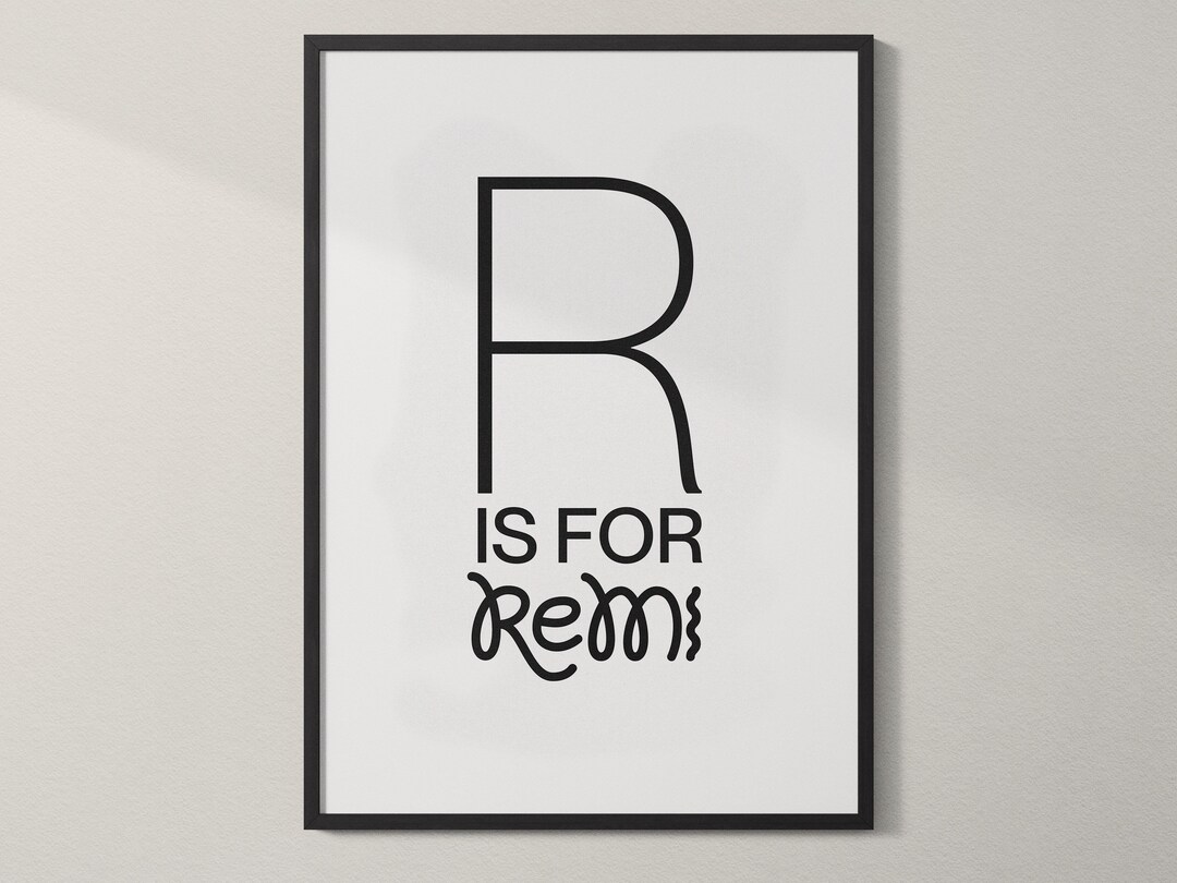 Remi Name Print. Name Poster Nursery. Baby Name Poster. Baby Name ...