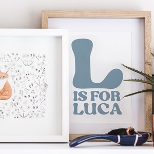 Luca Wall Art. Baby Name Decor. Baby Luca Gift. Baby Boy Gift. Baby ...