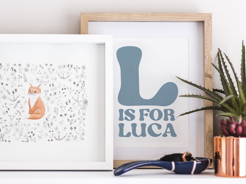 Luca Wall Art. Baby Name Decor. Baby Luca Gift. Baby Boy Gift. Baby ...