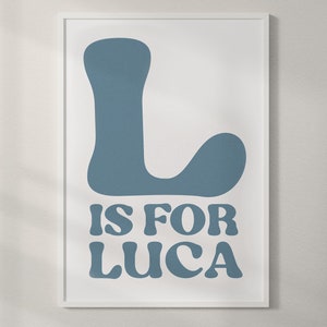 Luca Wall Art. Baby Name Decor. Baby Luca Gift. Baby Boy Gift. Baby ...
