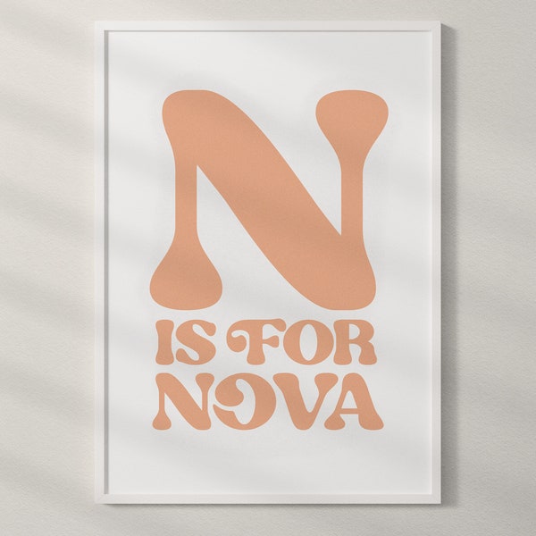 Baby Name Print - Etsy