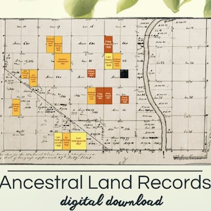 Land Records for Family History PLUS Simple Ways to Plot Your Ancestor ...