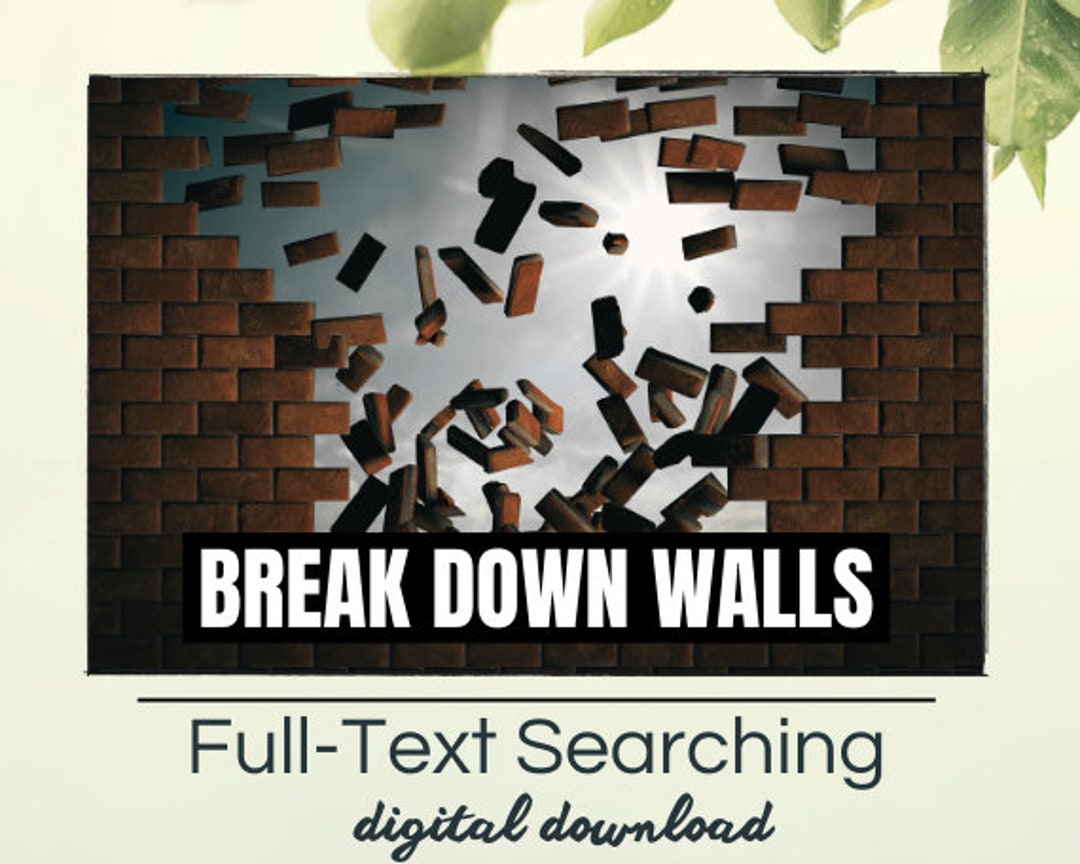 Full-text Searching Will Break Down Brick Walls - Etsy