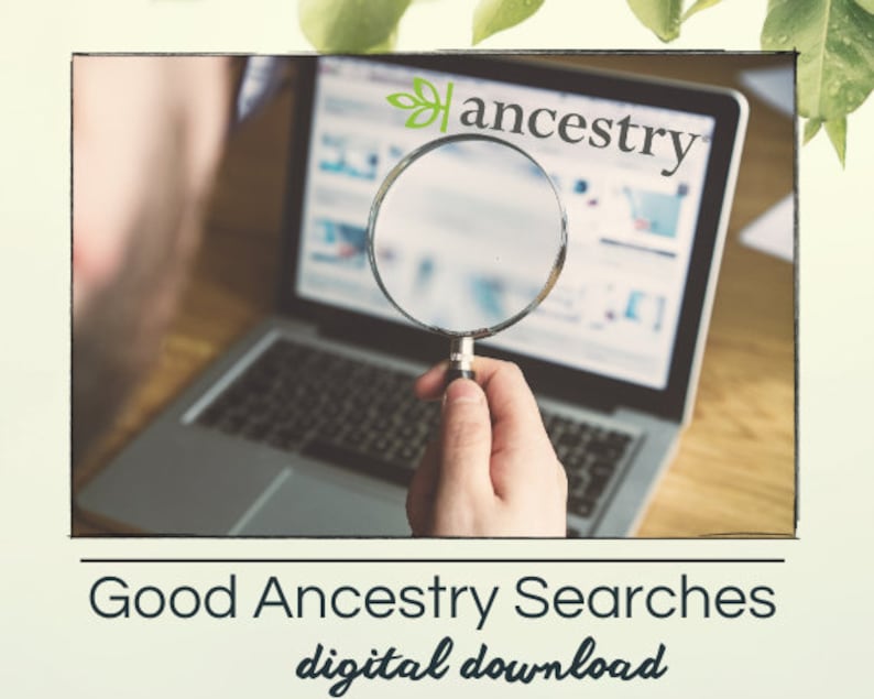 Ancestry Search Tips: Genealogy How-to Guide (digital Download) - Etsy