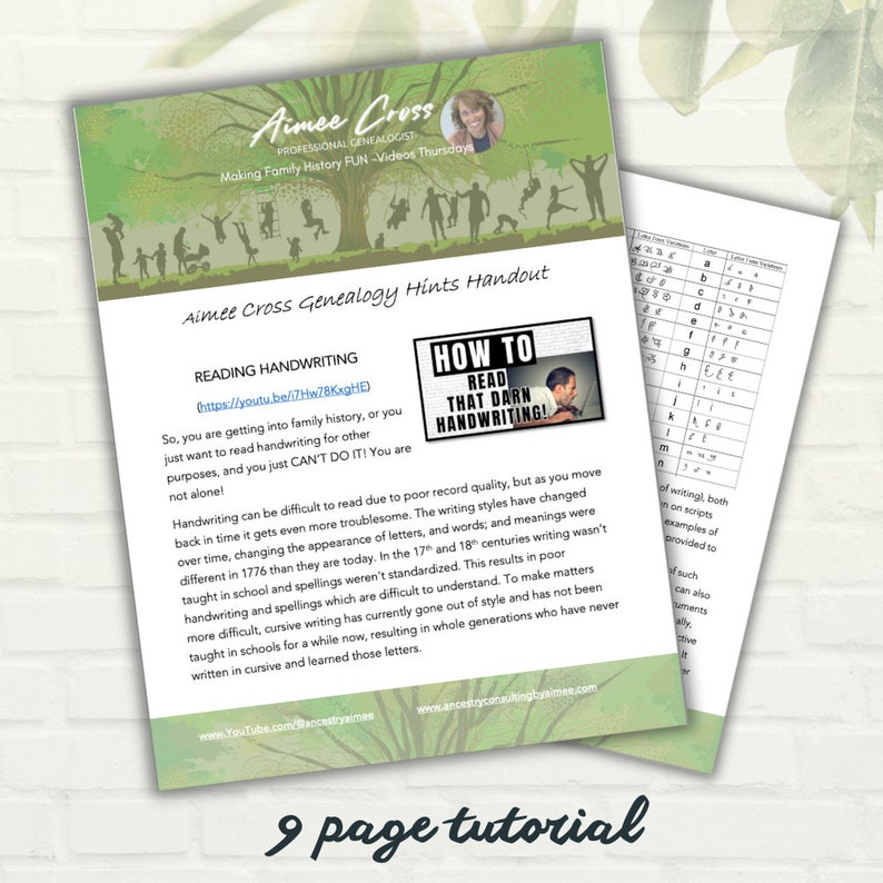 How to Read Old Handwriting - Etsy
