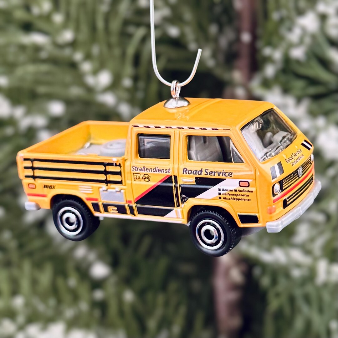 Retro Volkswagen Transporter Crew Cab Christmas Tree Ornament - Etsy
