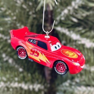Lightning Mcqueen Christmas Tree Ornament (pixar Cars Movie) - Etsy