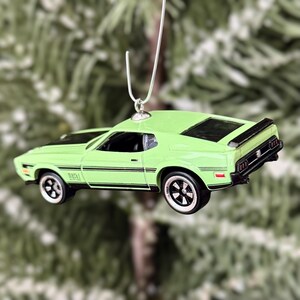 1971 Ford Mustang Mach 1 Christmas Tree Ornament - Etsy