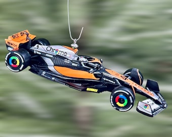 F1 Lando Norris 4 Mclaren Race Car Christmas Tree Ornament - Etsy