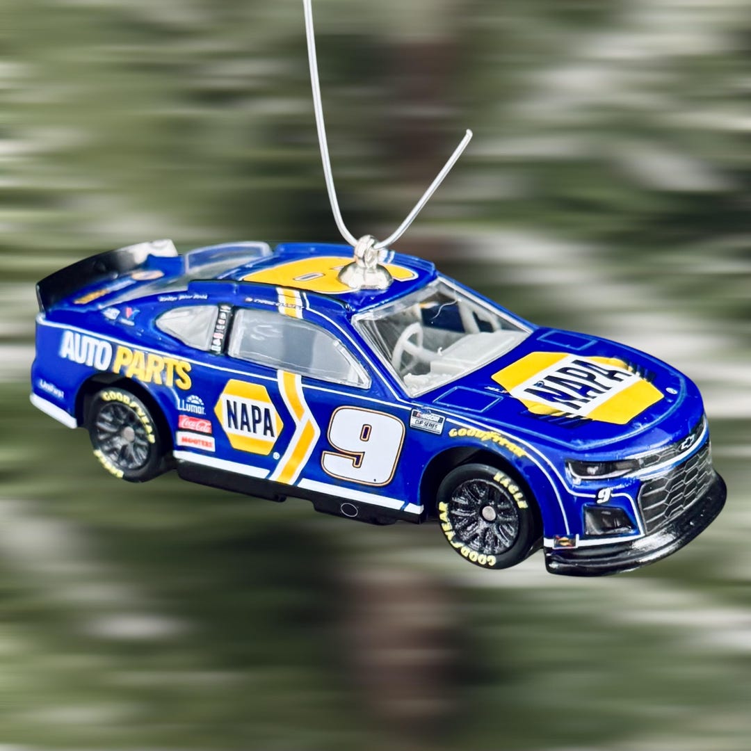 Chase Elliott #9 NASCAR Christmas Tree Ornament - Etsy