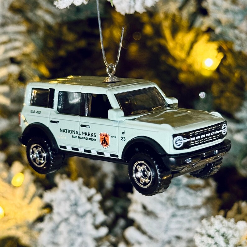 Ford Bronco (national Parks) Christmas Tree Ornament - Etsy