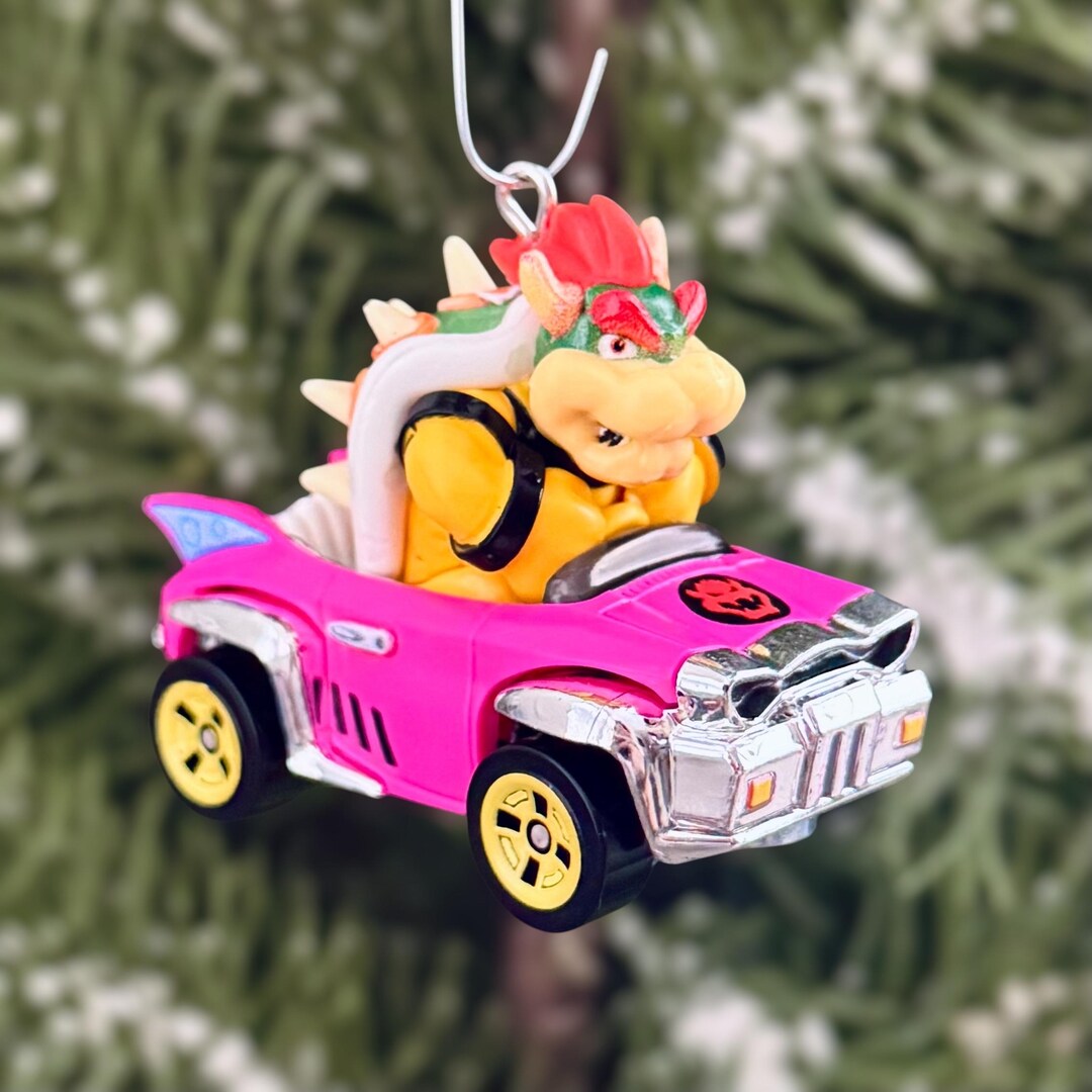 Bowser Mario Kart Christmas Tree Ornament - Etsy