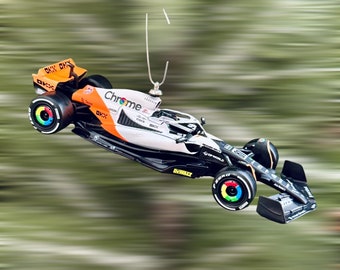 Mclaren Christmas Tree Ornament F1 Formula One Racecars Papaya Lando ...