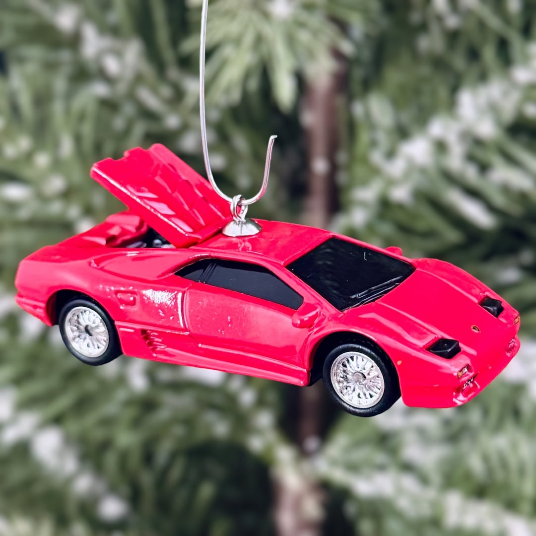 Lamborghini Diablo Christmas Tree Ornament (opening Engine Bay) - Etsy