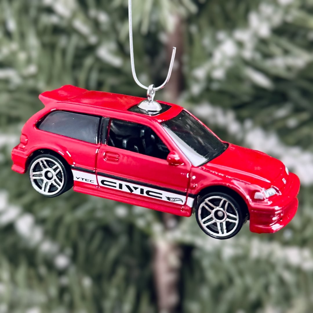 Honda Civic Christmas Tree Ornament - Etsy