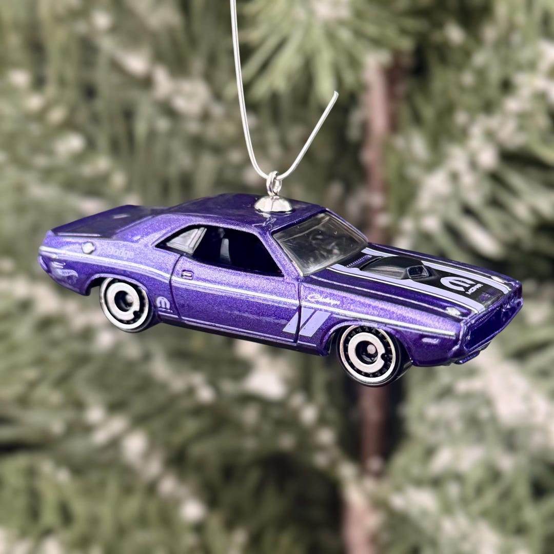 1970 Dodge Hemi Challenger Christmas Tree Ornament - Etsy
